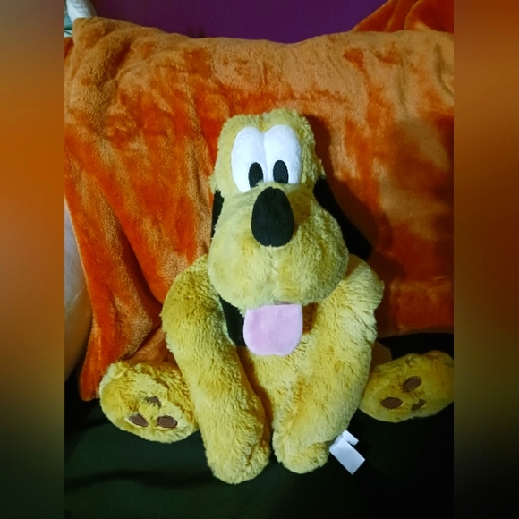Disney | Toys | Disney Store Genuine Original Authentic Large Pluto Plush Stuffed Animal Guc ...